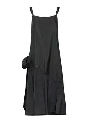 MAISON MARGIELA Bow Detail Strap Midi Dress - Black