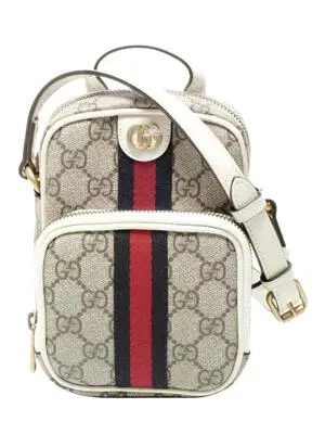 Gucci Gg Top Handle Crossbody Bag - Neutrals