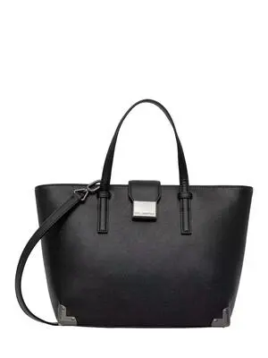 Karl Lagerfeld Logo-plaque Tote - Black