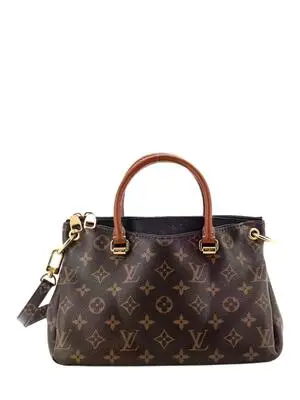 LOUIS VUITTON Pallas Tote Monogram Canvas Bb Shoulder Bag - Black