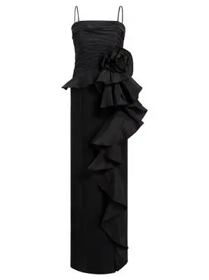 Cinq À Sept Liora Floral Gown - Black