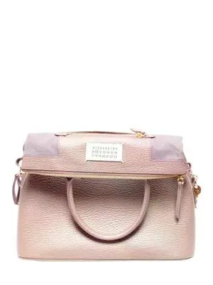 MAISON MARGIELA Leather Tote Bag - Pink