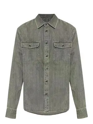 Rag & Bone Patch-pocket Shirt - Grey