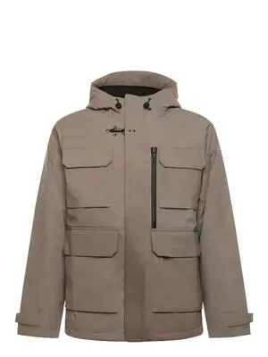FAY Patch-pocket Hooded Jacket - Neutrals
