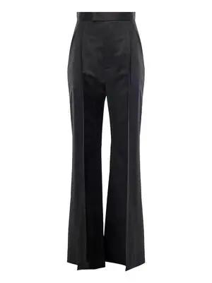 VIVIENNE WESTWOOD Flared Wool Trousers - Black
