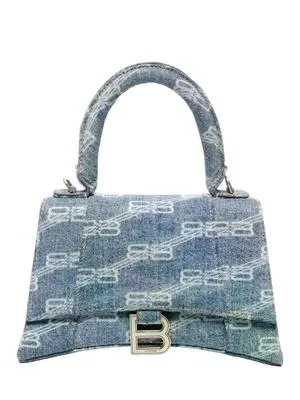 BALENCIAGA 2010-2020s Monogram-Pattern Shoulder Bag