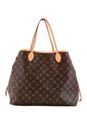LOUIS VUITTON Neverfull Monogram Canvas Gm Tote Bag - Brown