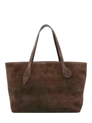 LIFFNER Mega Sprout Suede Tote Bag - Brown