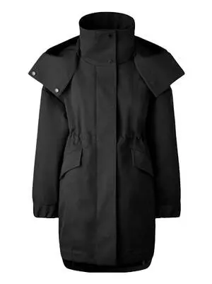 Canada Goose Hooded Coat - Black