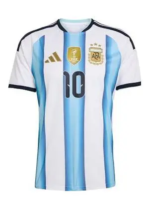 Adidas Argentina 2026 Home Jersey - Messi White Icey Blue Light Blue
