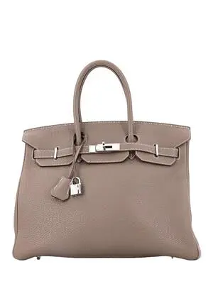 HERMES Birkin 35 Handbag - Etoupe
