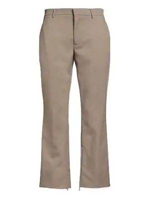 OFF-WHITE™ Tapered Leg Gabardine Trousers - Beige