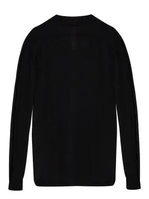Rick Owens Wool Turtleneck Sweater - Black
