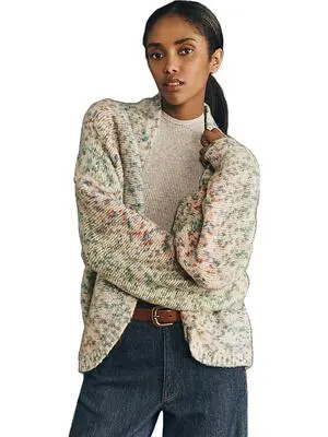 PILCRO Confetti Wool Blend Cardigan Sweater