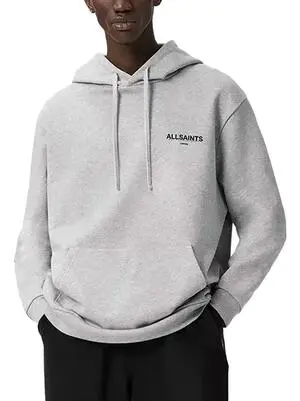 ALLSAINTS Halcyon Drawstring Hoodie - Grey