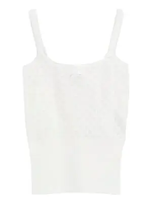 JW Anderson Ribbed-knit Tank Top - White