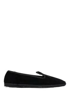 SENTIER Velvet Loafers - Black