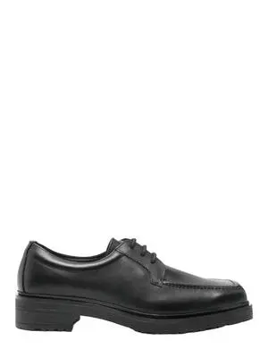 Patrizia Pepe 45mm Leather Derby Shoes - Black