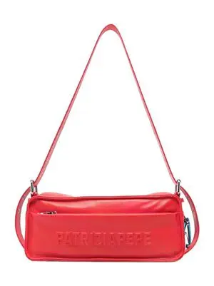 Patrizia Pepe Logo-embossed Shoulder Bag - Red