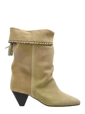 Isabel Marant Dalby Braided Boots - Neutrals
