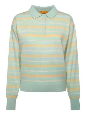 GUEST IN RESIDENCE Striped Polo Top
