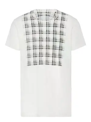 MAISON MARGIELA Check T-shirt - White