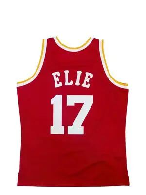Mitchell & Ness Houston Rockets Mario Elie 1993 Hardwood Classics Swingman Jersey - Red