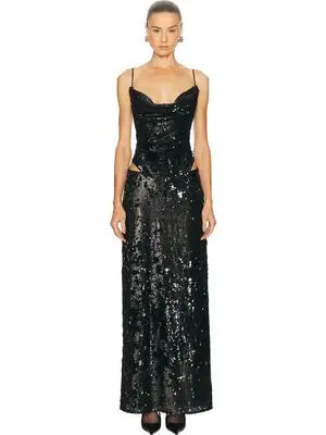 Lpa Ava Maxi Dress - Black