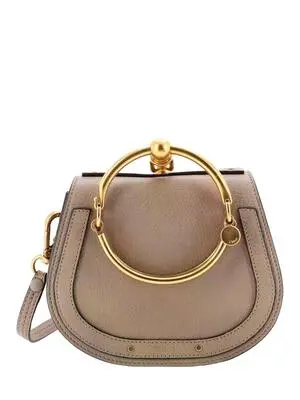 Chloé Nile Small Leather Crossbody Bag - Neutrals