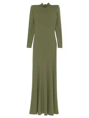 V:PM ATELIER Irma Long-sleeve Maxi Dress - Green
