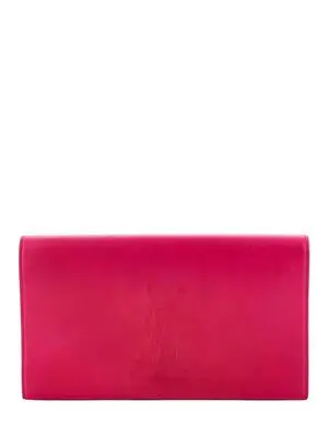 Saint Laurent Belle De Jour Large Clutch - Pink