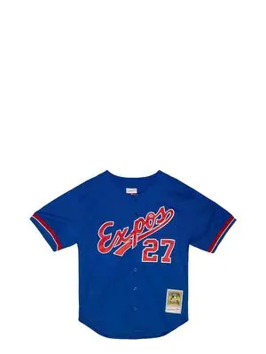 Mitchell & Ness Mlb Expos 2002 Vladimir Guerrero Shirt - Blue