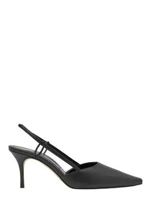 Manolo Blahnik Pointed Slingback Pumps - Black