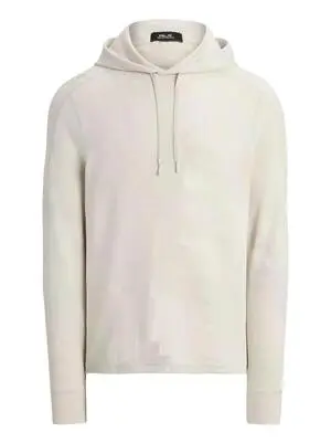Rlx Ralph Lauren Waffle-knit Drawstring Hoodie - Neutrals