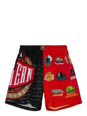 Mitchell & Ness Western Conference Jumbotron 3.0 Shorts - Red