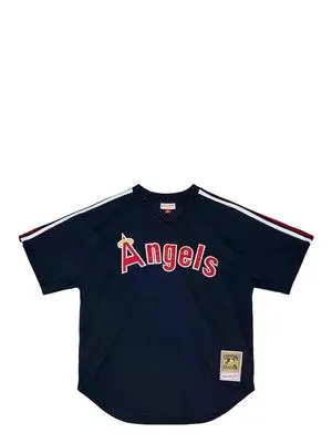 Mitchell & Ness Mlb Angels 1984 Reggie Jackson T-shirt - Blue