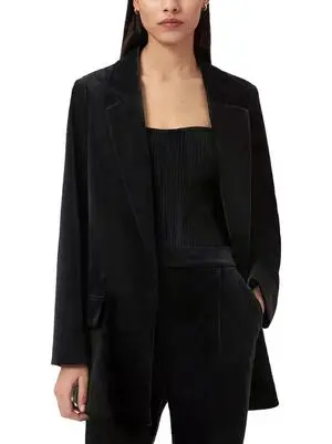 ALLSAINTS Aleida Lapel-collar Blazer - Black