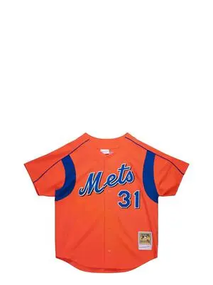 Mitchell & Ness Mike Piazza 2004 New York Mets Shirt - Orange