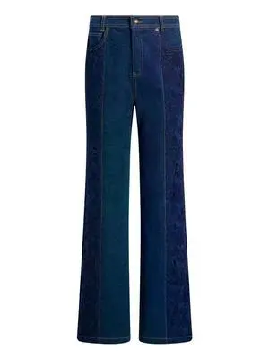 Cinq À Sept Lace Combo Francine Trousers - Blue