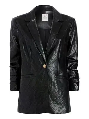 Cinq À Sept Khloe Quilted Blazer - Black