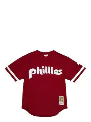 Mitchell & Ness Mlb Phillies 1991 Lenny Dykstra T-shirt - Red