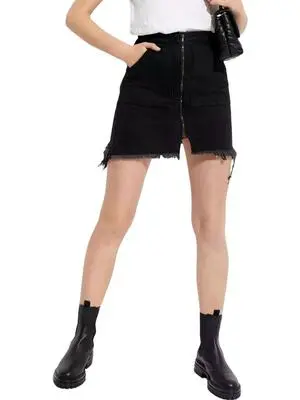 ONETEASPOON A-line Mini Skirt - Black