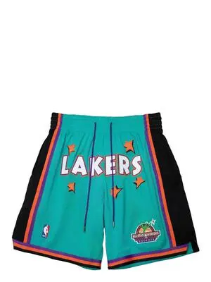 Mitchell & Ness Nba Lakers 1995 Rookie Drawstring Shorts - Blue