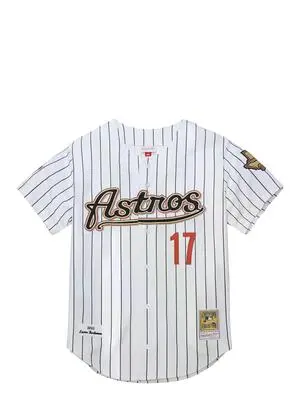 Mitchell & Ness Mlb Houston Astros 2005 Lance Berkman Shirt - White