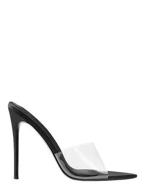 Femme La Gianni Satin Mule - Black