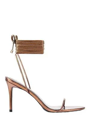 Femme La 3.0 Barely There Lace Up Heel - Bronze