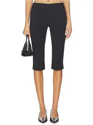 EAVES Guro Tech Suiting Capri Pant - Black