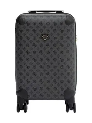 Guess Monogram Pattern Luggage - Grey