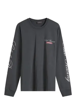 CLUB 1984 Racing Long Sleeve T-shirt - Washed Grey