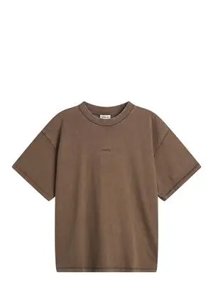 WON HUNDRED Staff Boxy T-shirt - Washed Carafe Brown